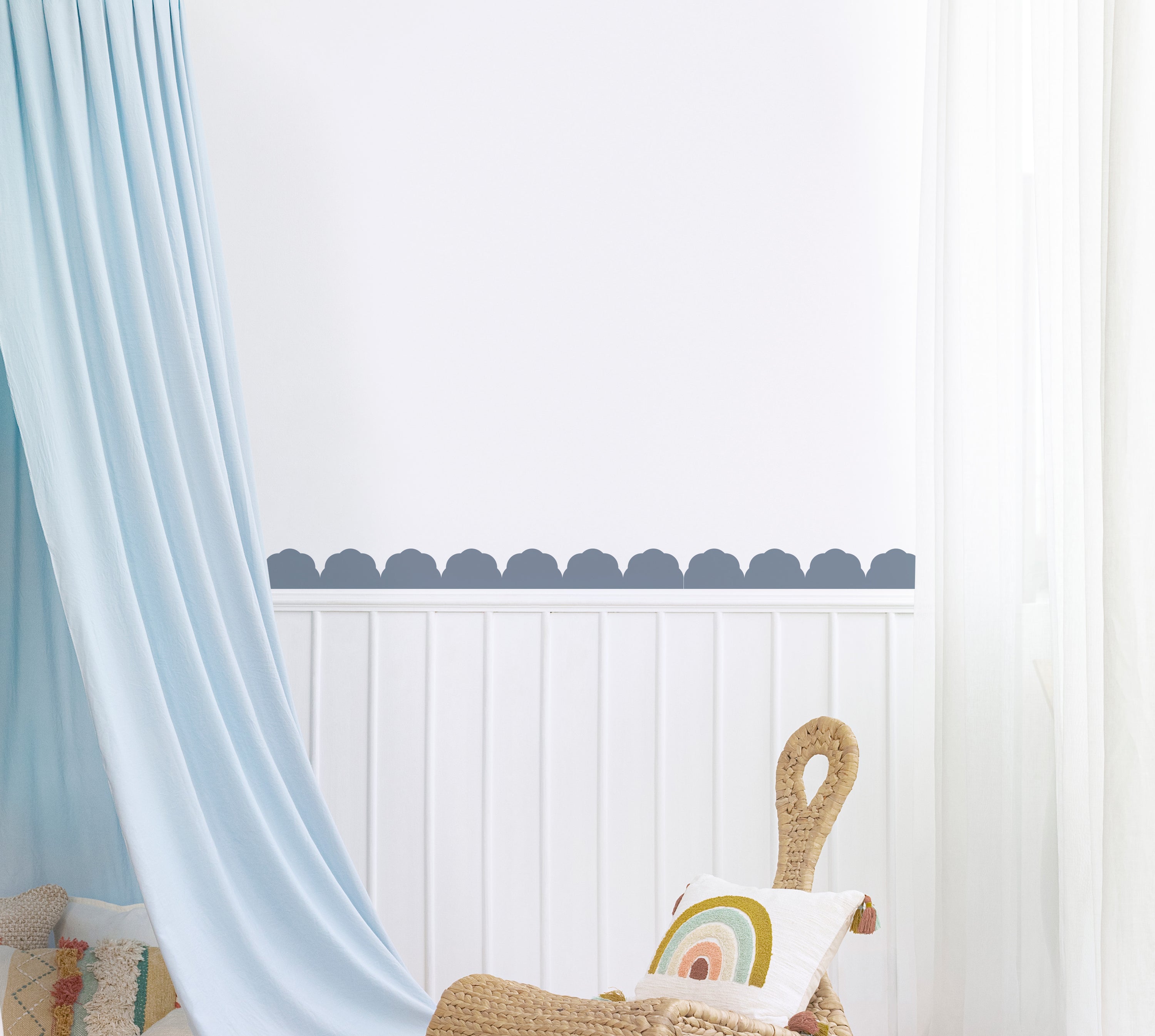 Doily Scallop Border Wall Stickers – Nutmeg Studio