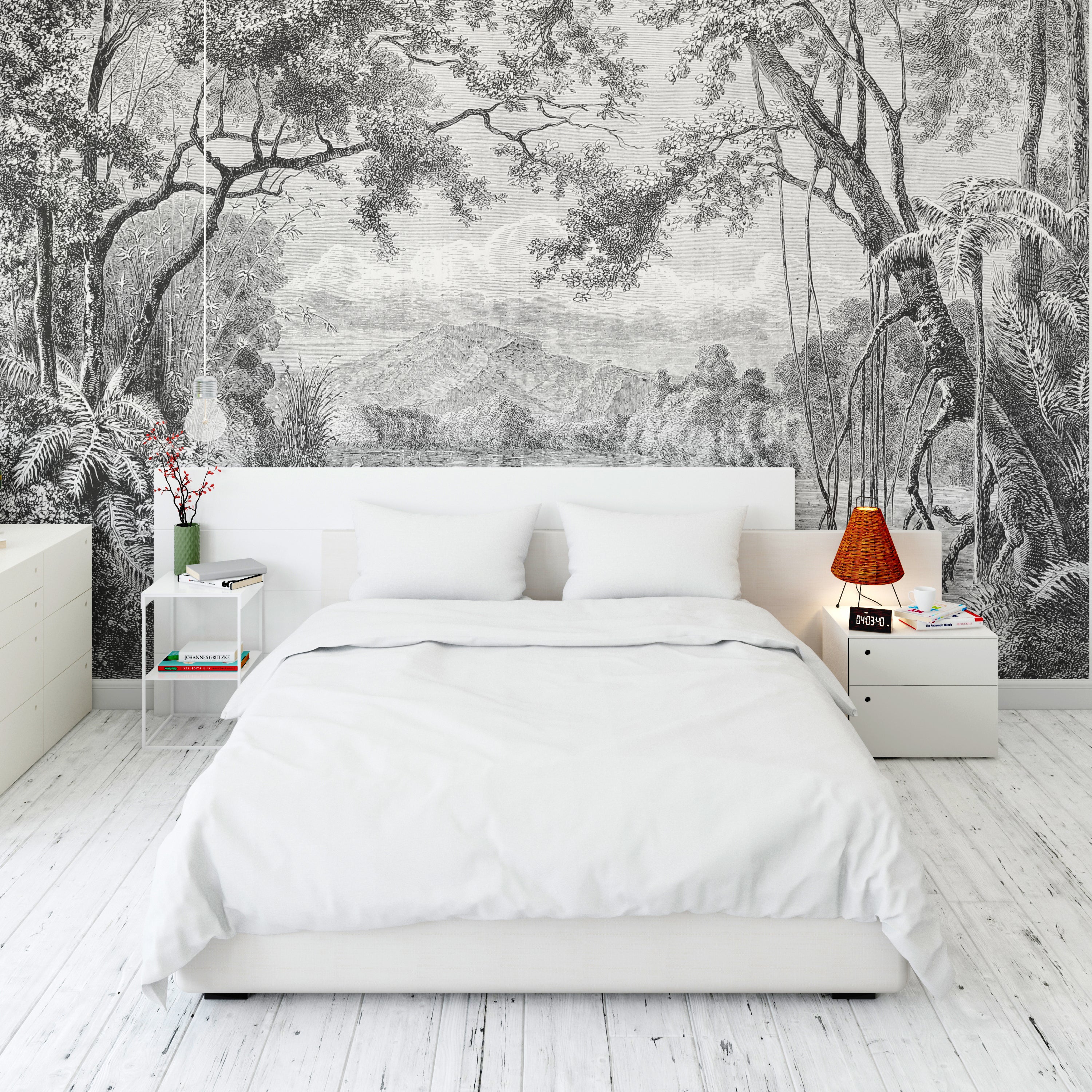 Dear in the Wilderness Wall Mural – Nutmeg Studio
